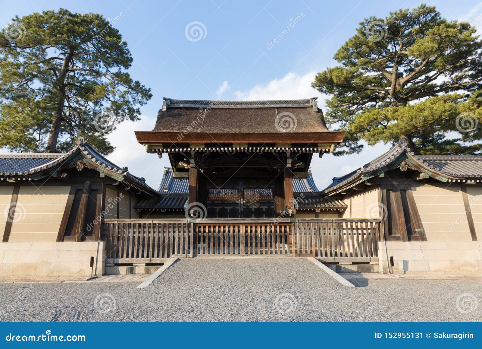 Kyoto Imperial Palace in Japan Editorial Photo - Image of gate, culture ...