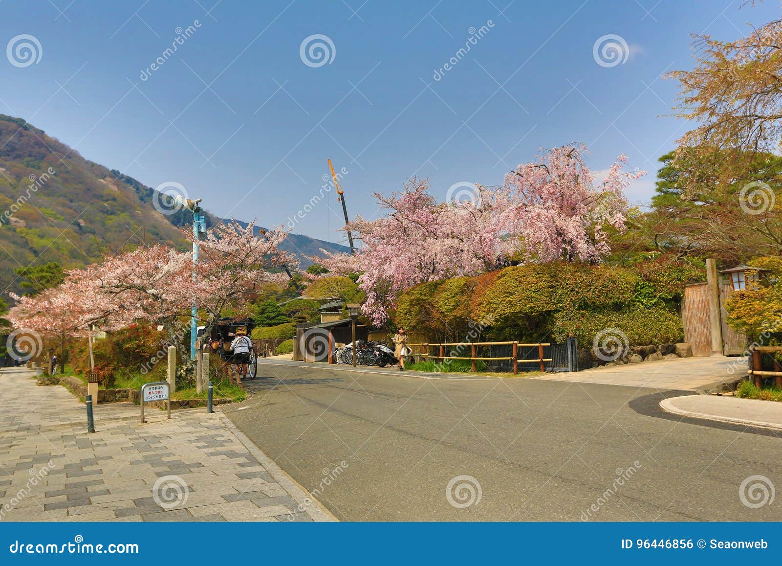Kyoto, Japan in the Spring at Editorial Photo - Image of cherry ...