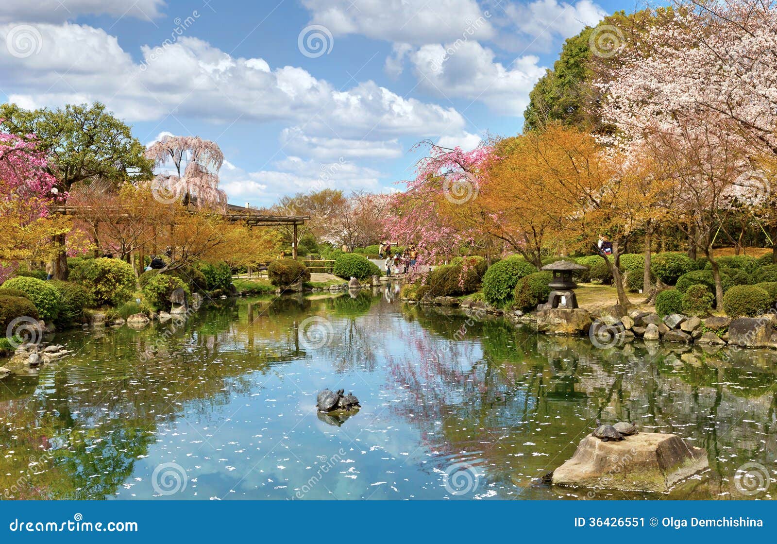 Kyoto in spring, Japan stock image. Image of landmark - 36426551