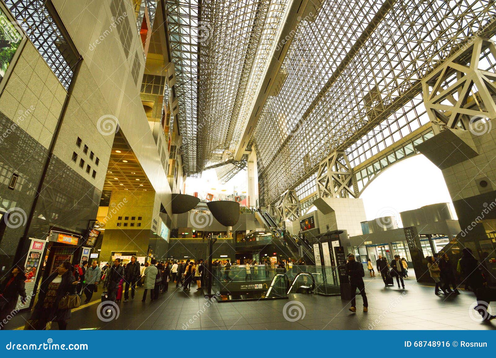 Kyoto Station, Modern Architecture Editorial Image | CartoonDealer.com ...