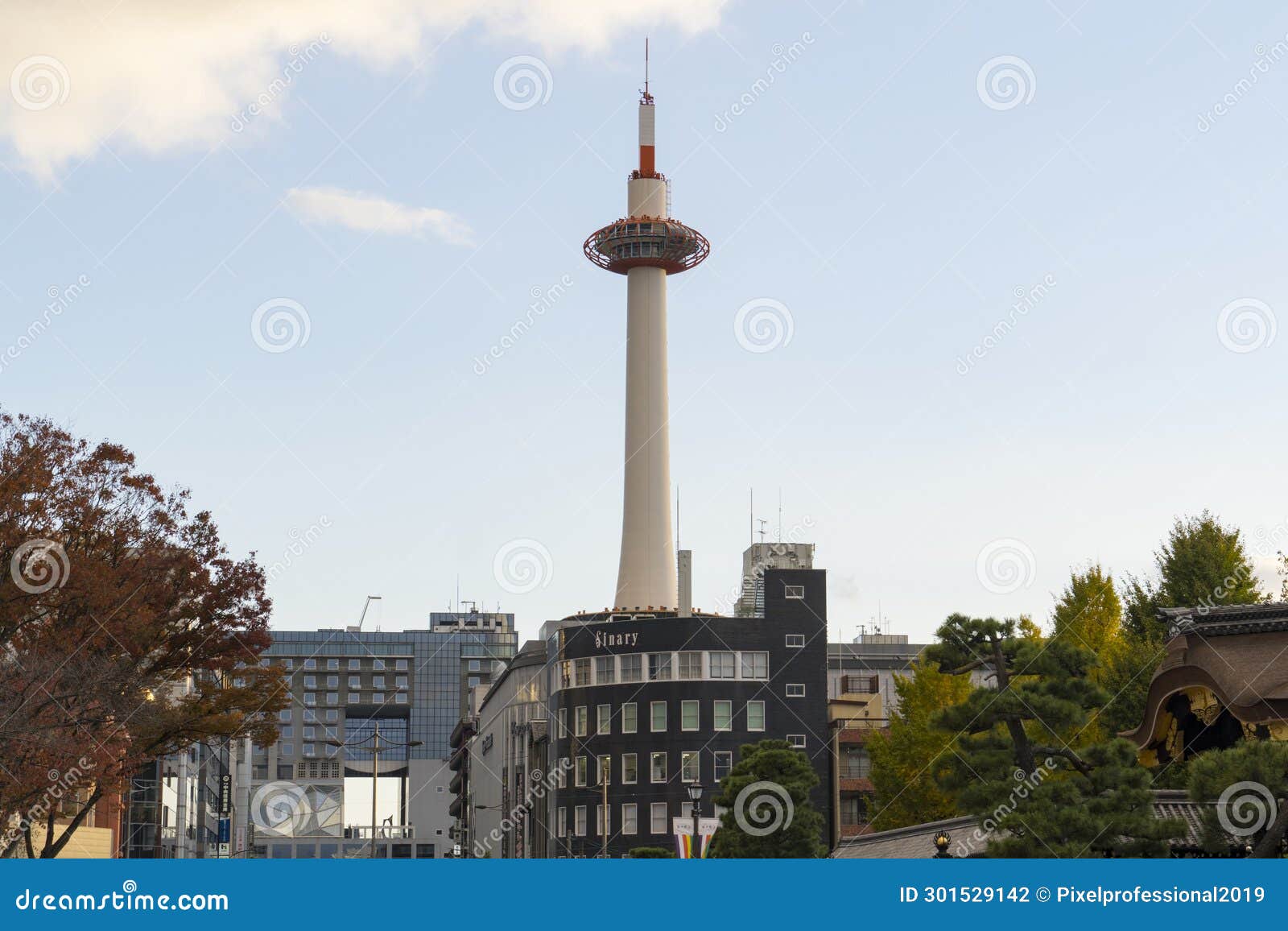 Kyoto Tower Is An Observation Tower With Tallest Structure In Kyoto ...