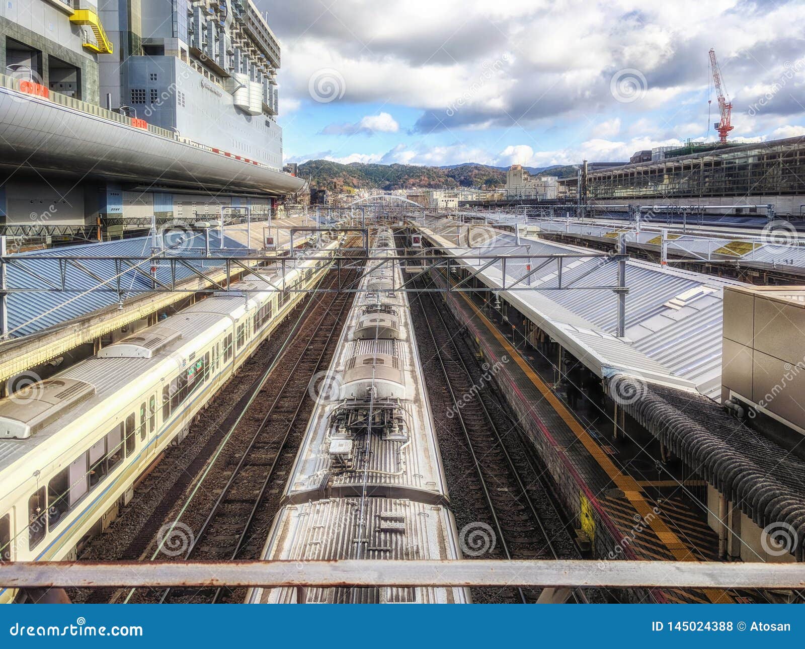 Kyoto train station, Japan editorial stock photo. Image of japanese ...