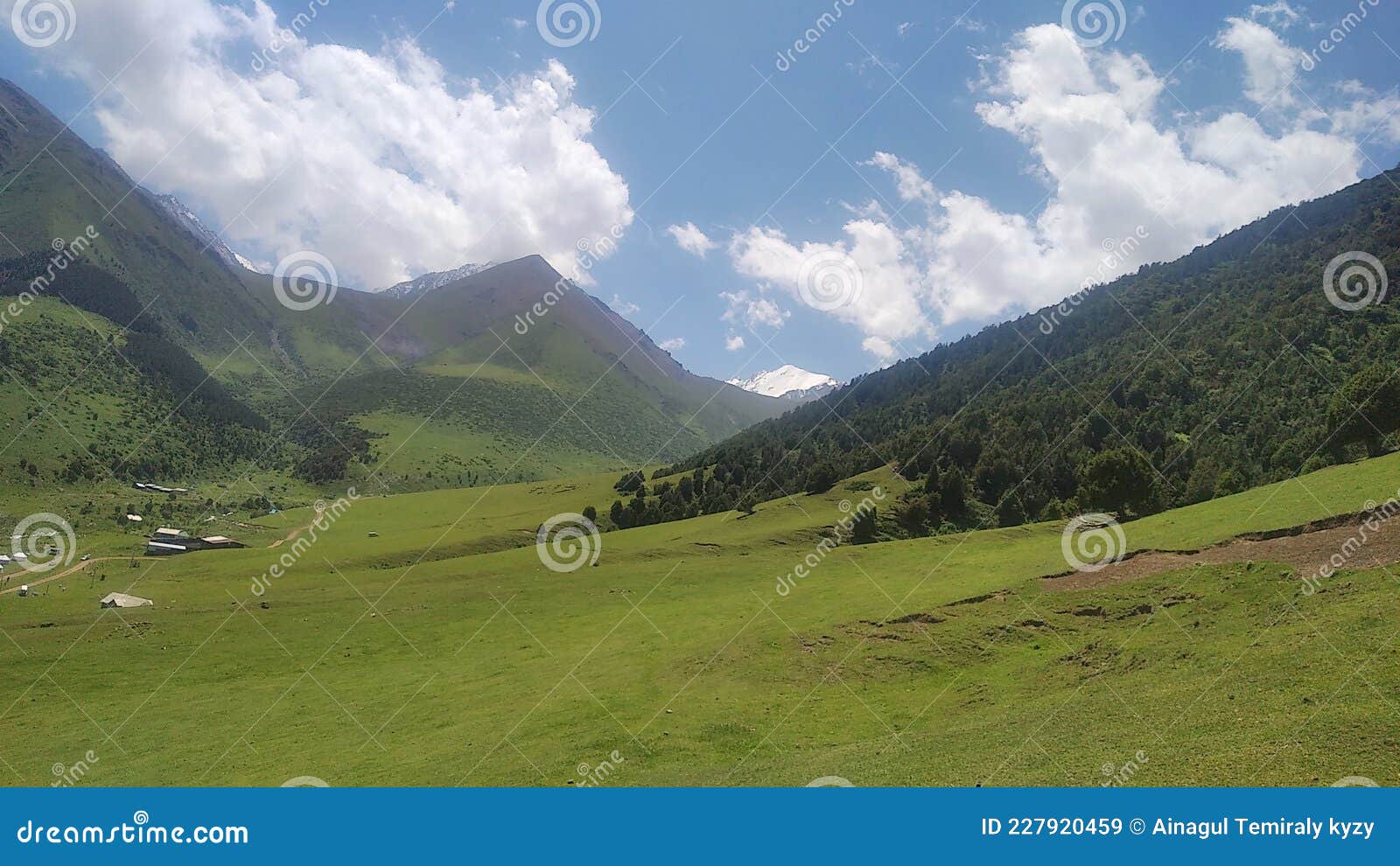 Kyrgyzstan Chuy Chunkurchak Stock Image - Image of cloud, nature: 227920459