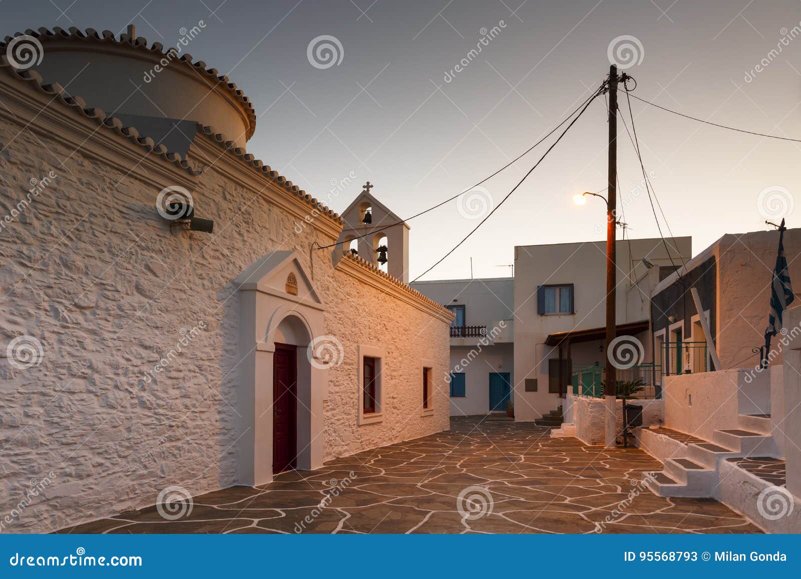 Kythnos. stock image. Image of messaria, island, mediterranean - 95568793