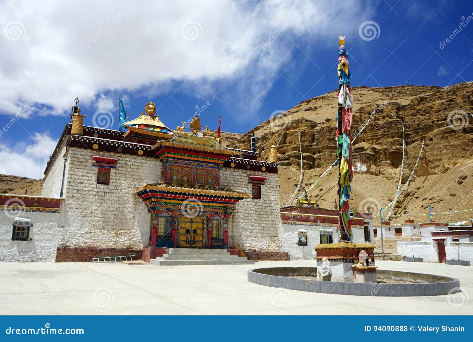 Kyunglung monastery editorial stock photo. Image of architecture - 94090888