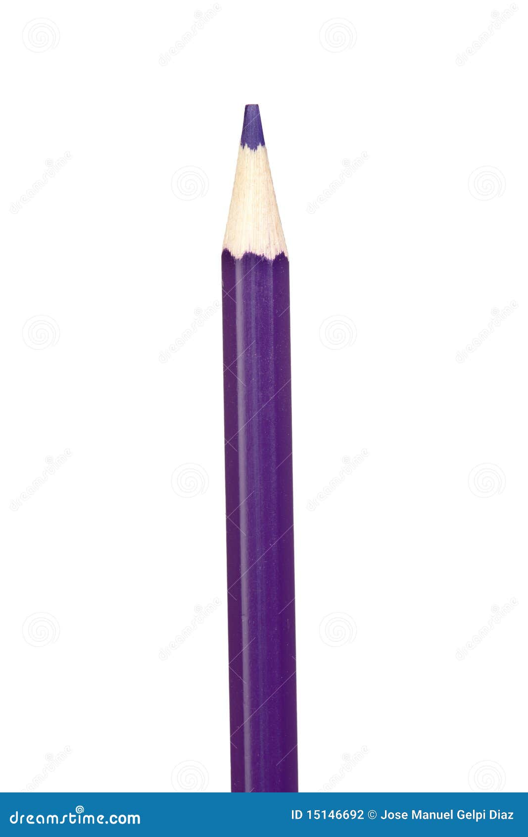 Lápis roxo verticalmente foto de stock. Imagem de vista - 15146692