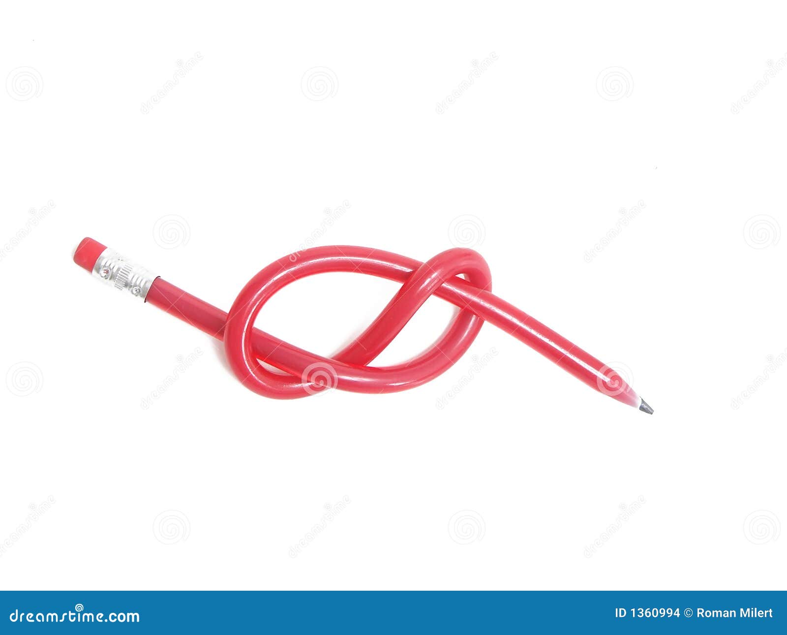 Lápiz flexible foto de archivo. Imagen de aislado, idea - 1360994