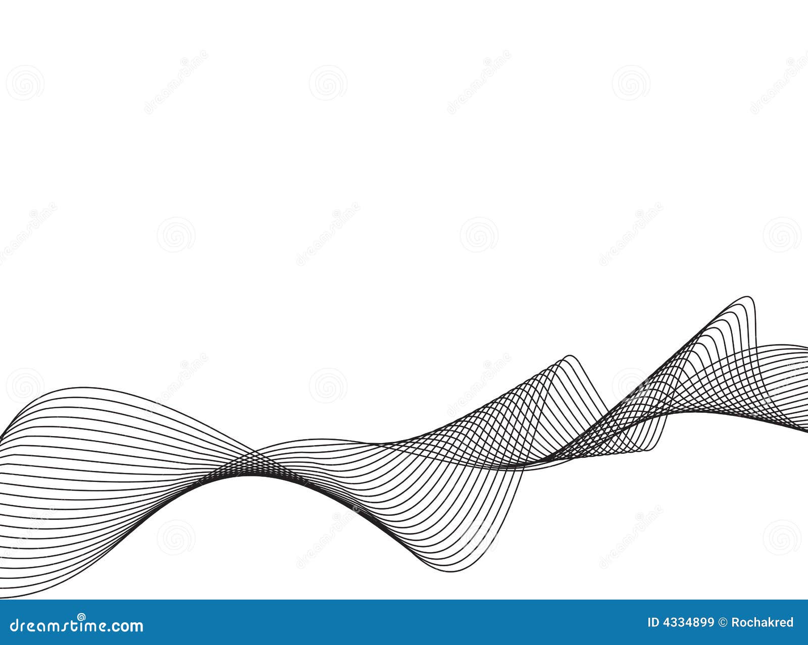 Línea Ondas Del Vector Del Arte Ilustración del Vector - Ilustración de ...