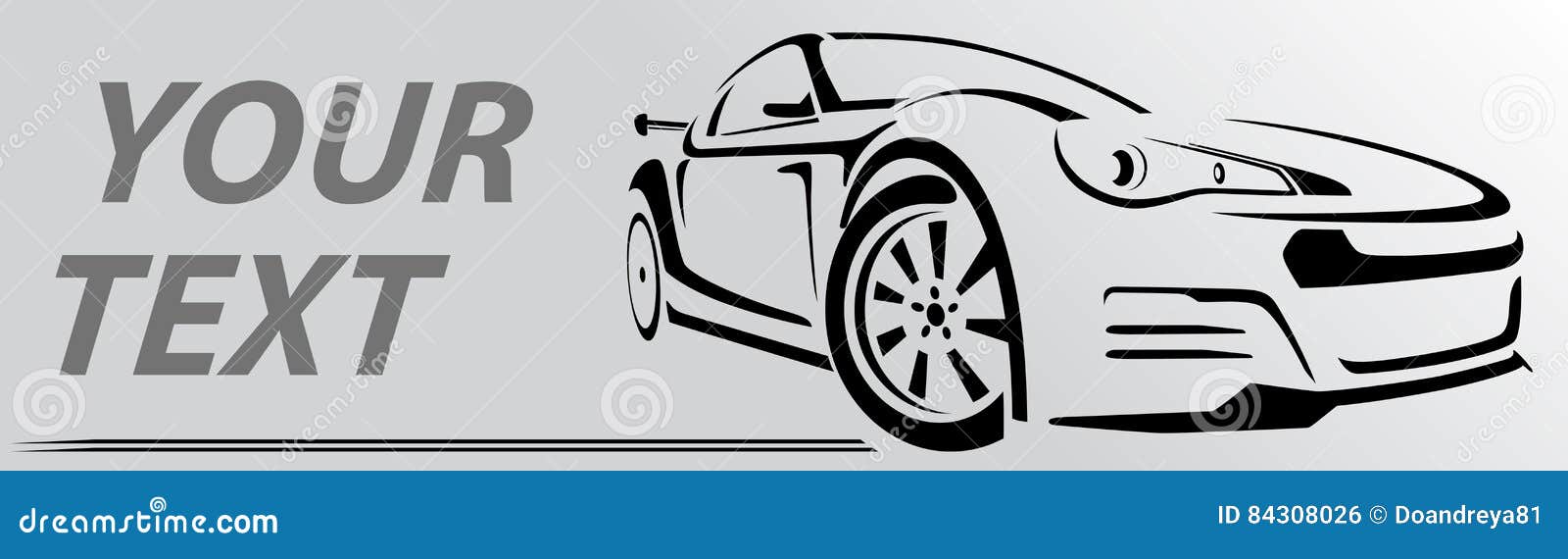 Líneas Abstractas Vector Del Coche Ilustración Del Vector Ilustración ...