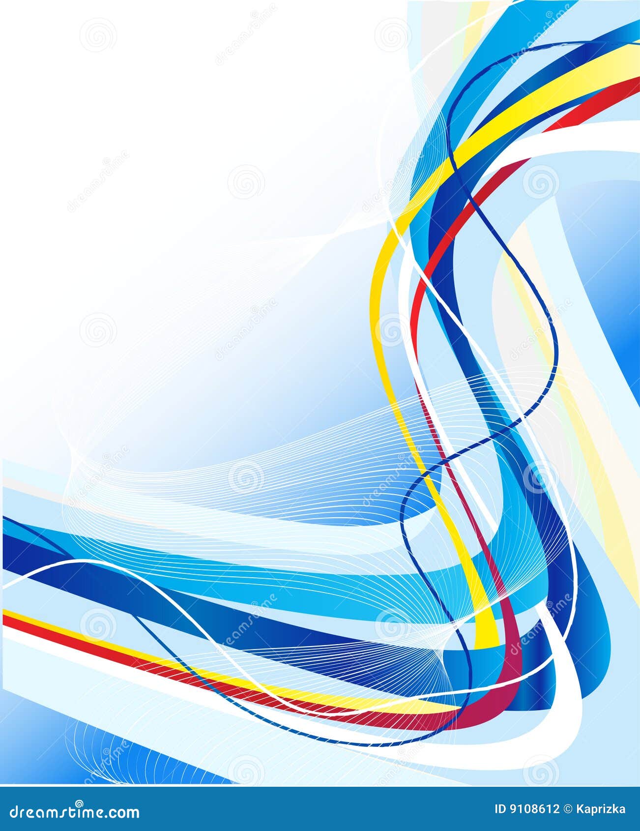 Líneas Azules Abstractas Modelo Ilustración del Vector - Ilustración de ...