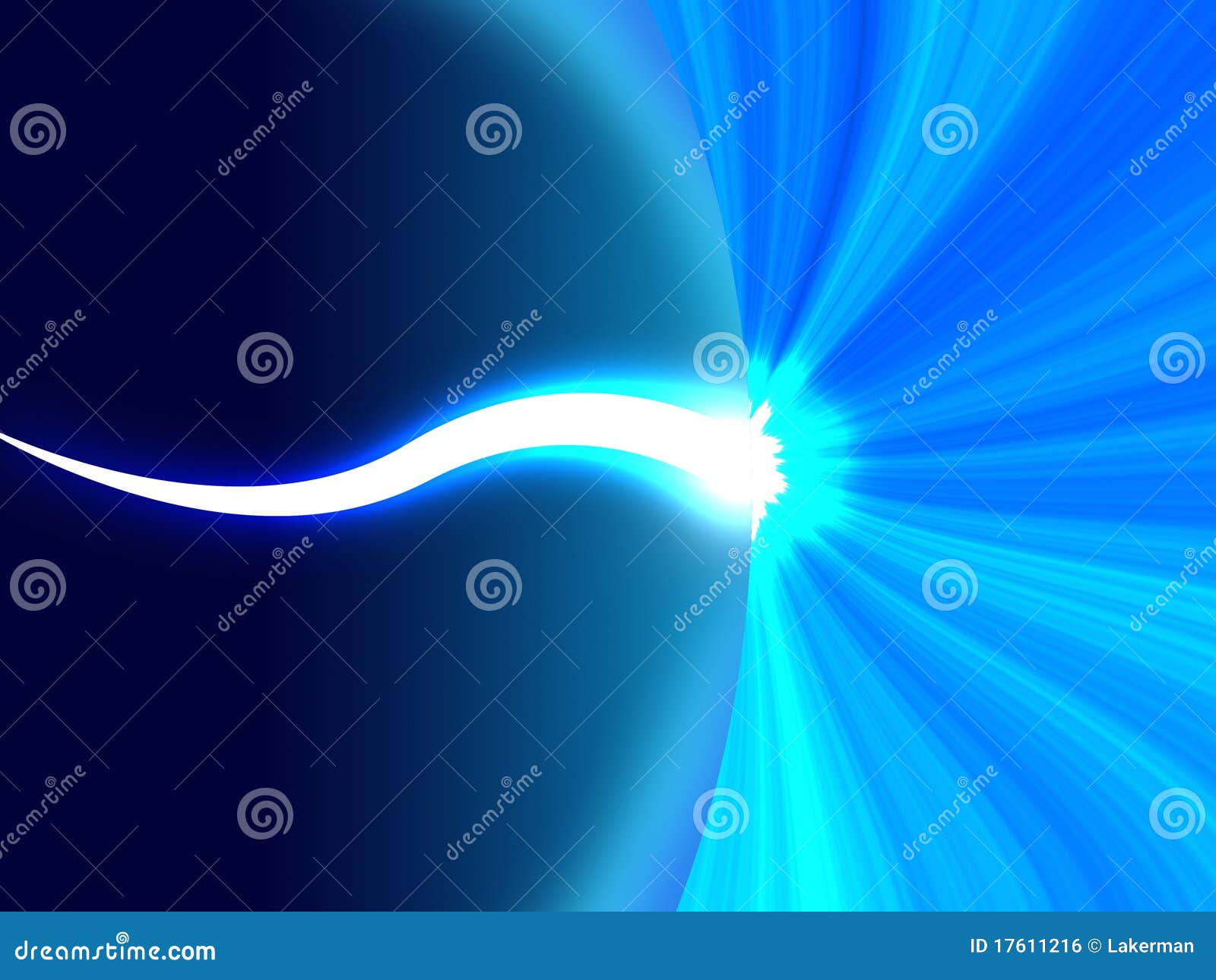 Líneas Azules Abstractas Movimiento Stock de ilustración - Ilustración ...