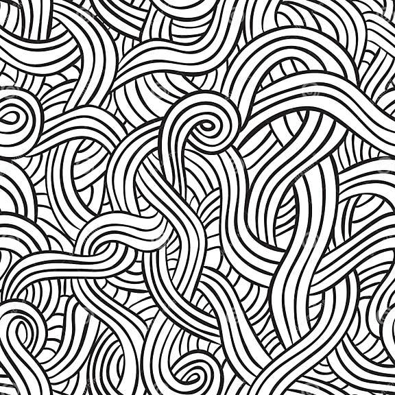 Líneas curvadas modelo ilustración del vector. Ilustración de estilo ...