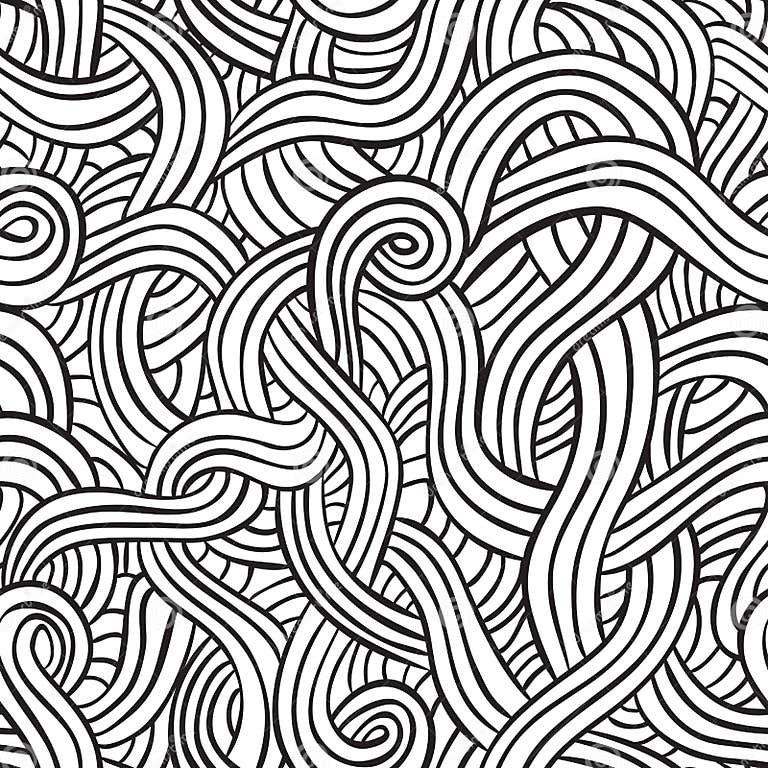 Líneas curvadas modelo ilustración del vector. Ilustración de estilo ...