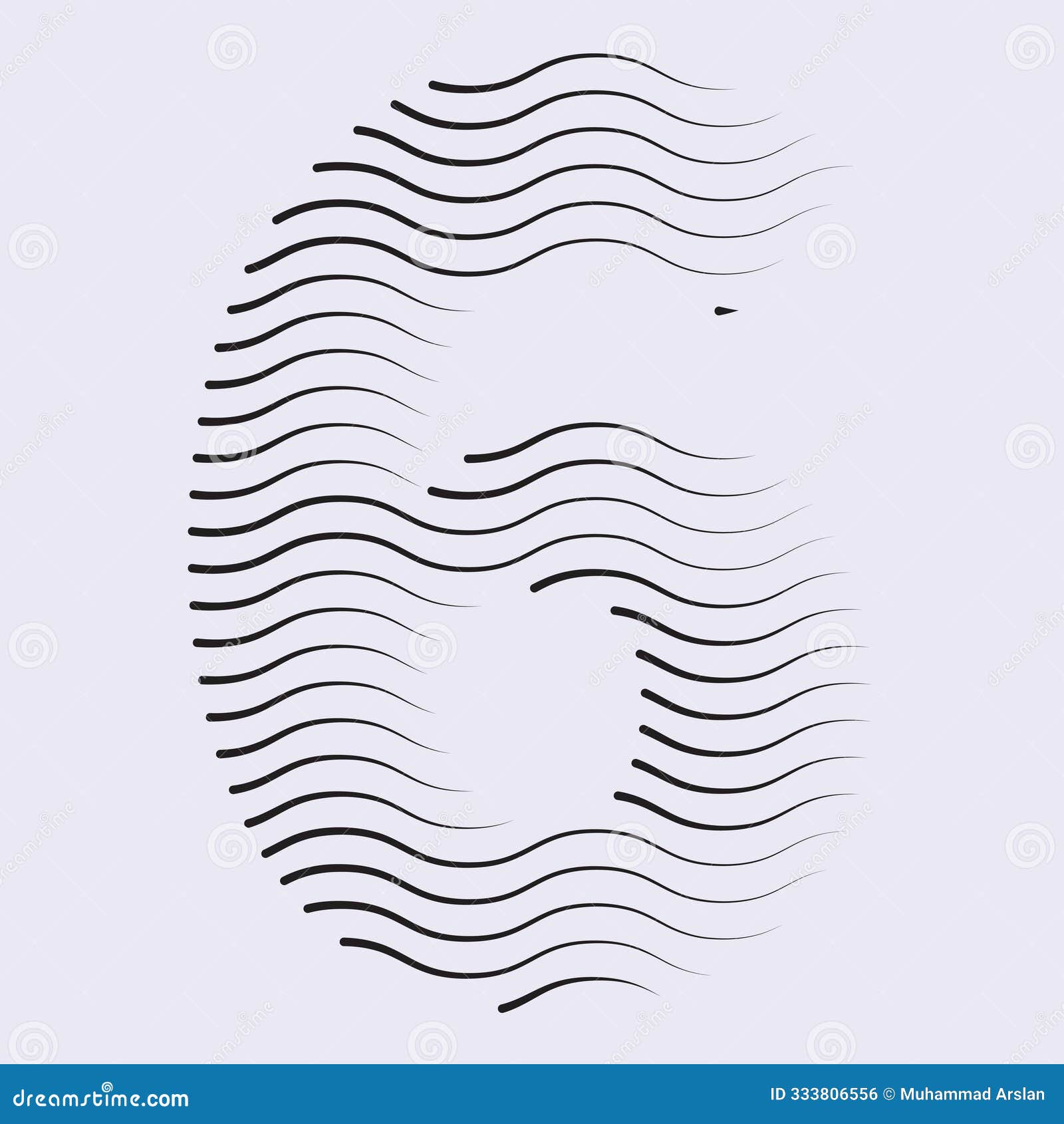 6 Líneas De Número Icono Vector E Ilustración Ilustración del Vector ...