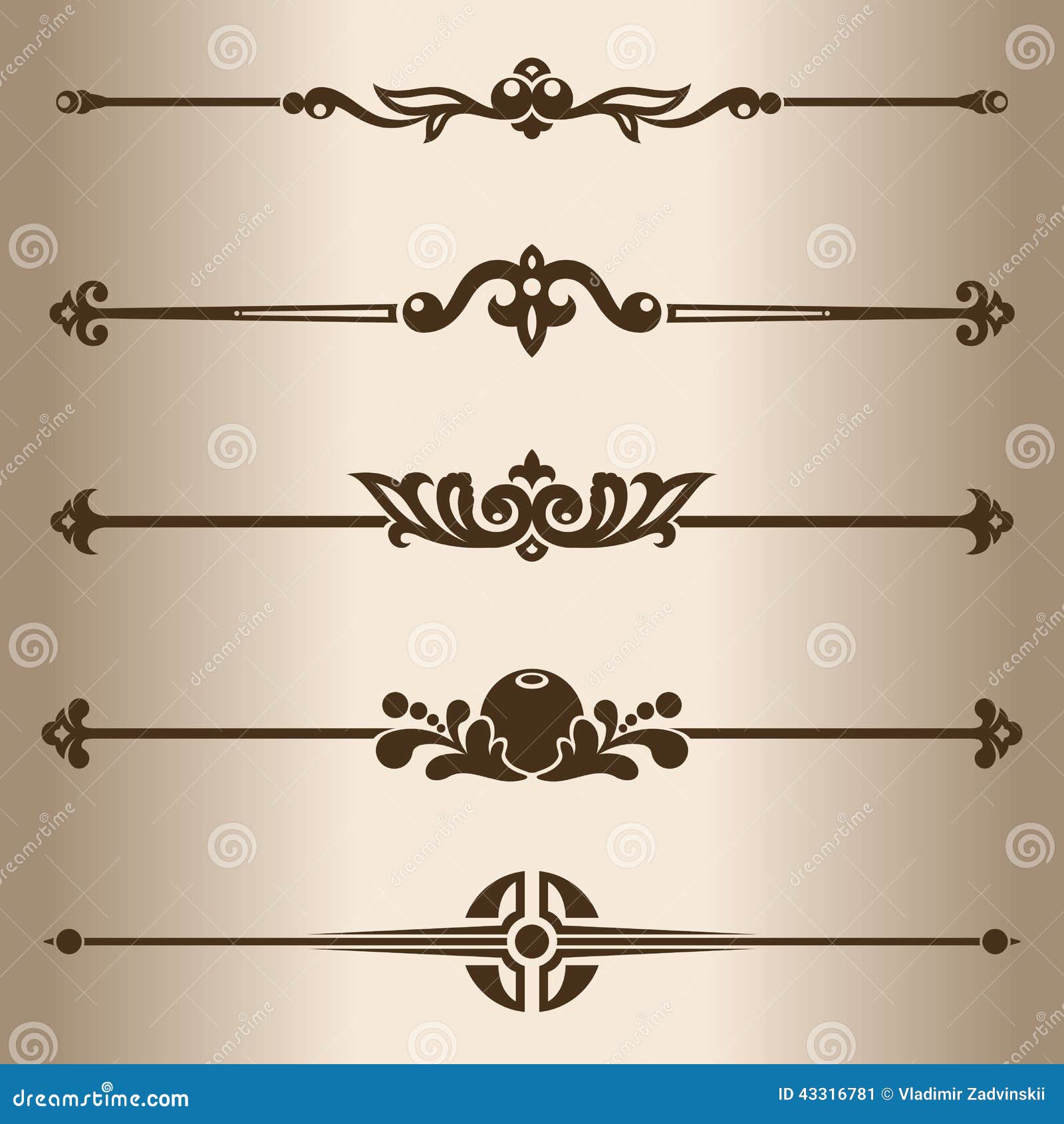 Líneas decorativas ilustración del vector. Ilustración de geométrico ...