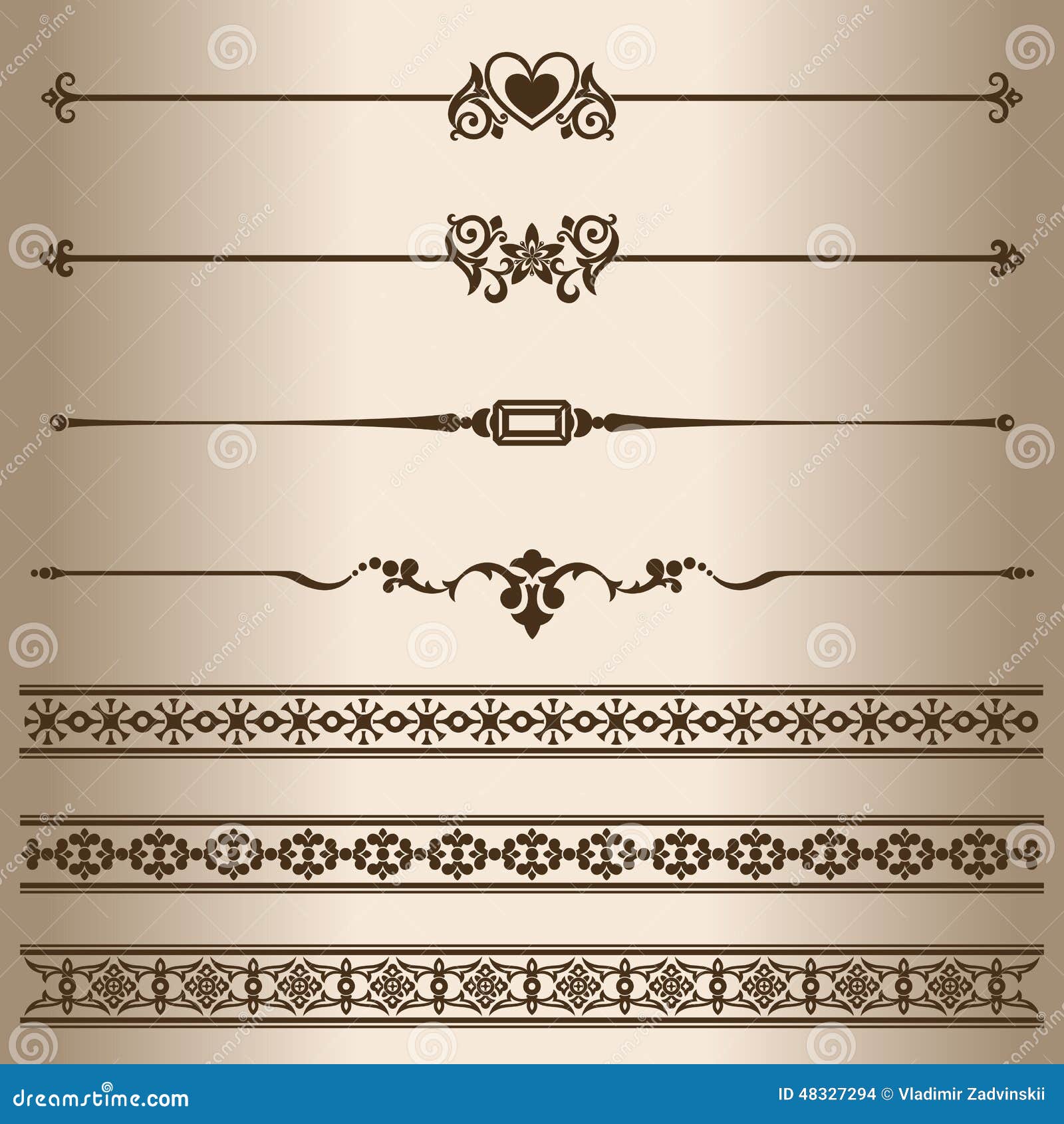 Líneas decorativas ilustración del vector. Ilustración de elegante ...