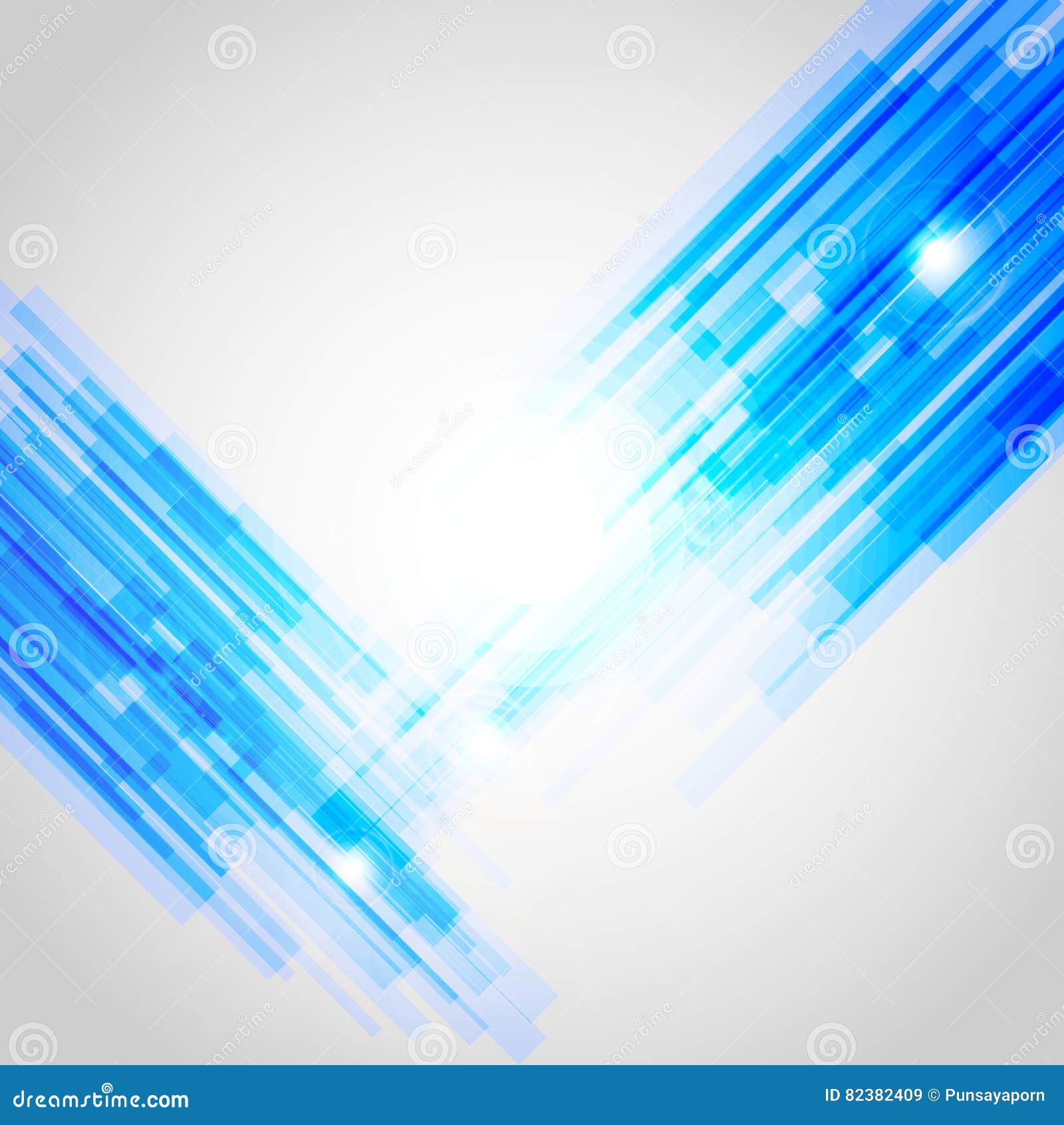 Líneas Rectas Abstractas Azules Fondo Ilustración del Vector ...