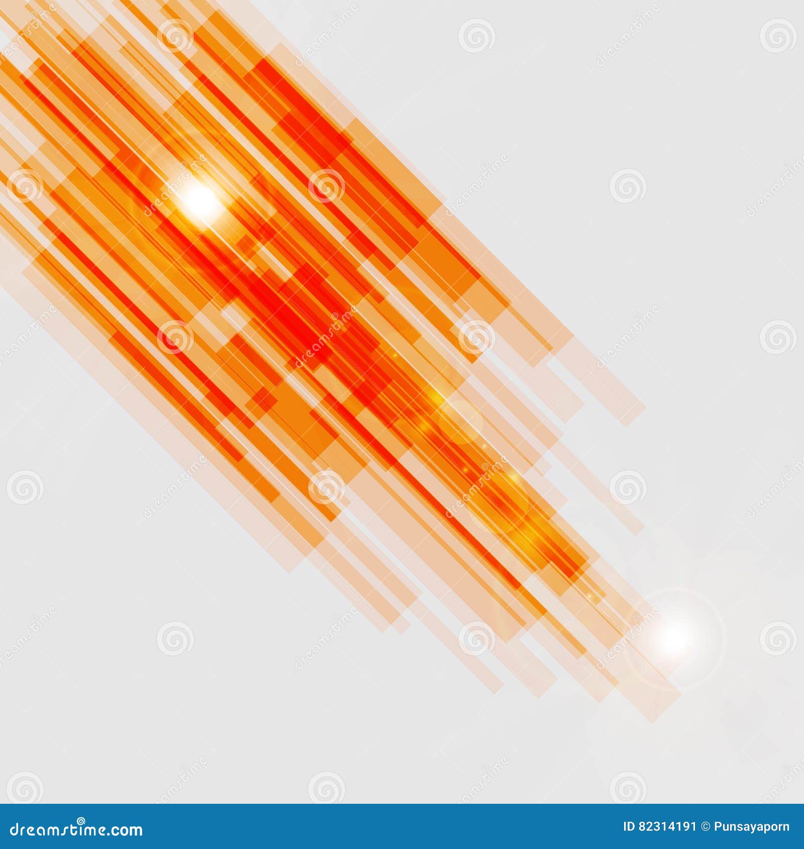 Líneas Rectas Anaranjadas Fondo Abstracto Ilustración del Vector ...