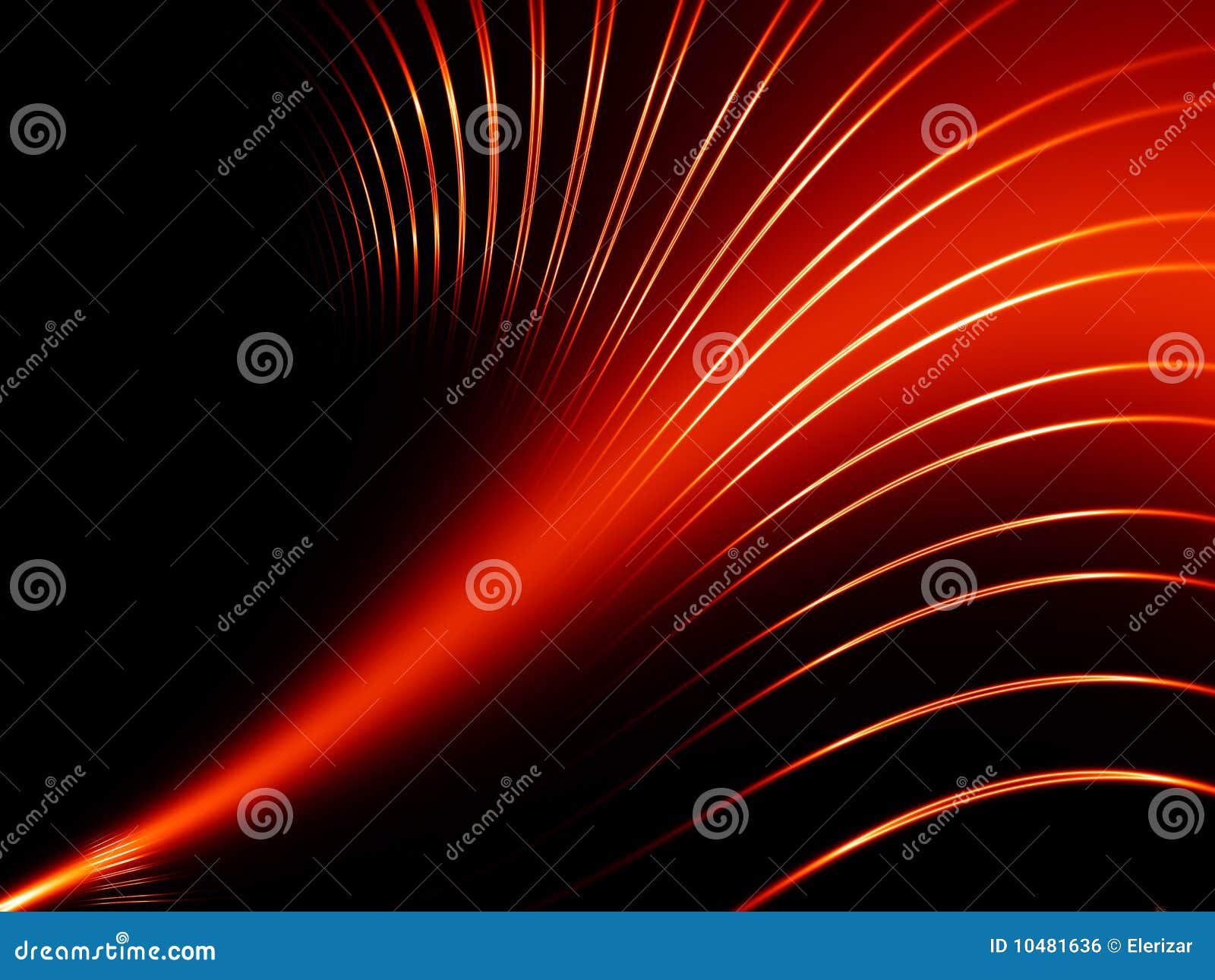 Líneas rojas abstractas stock de ilustración. Ilustración de fila ...