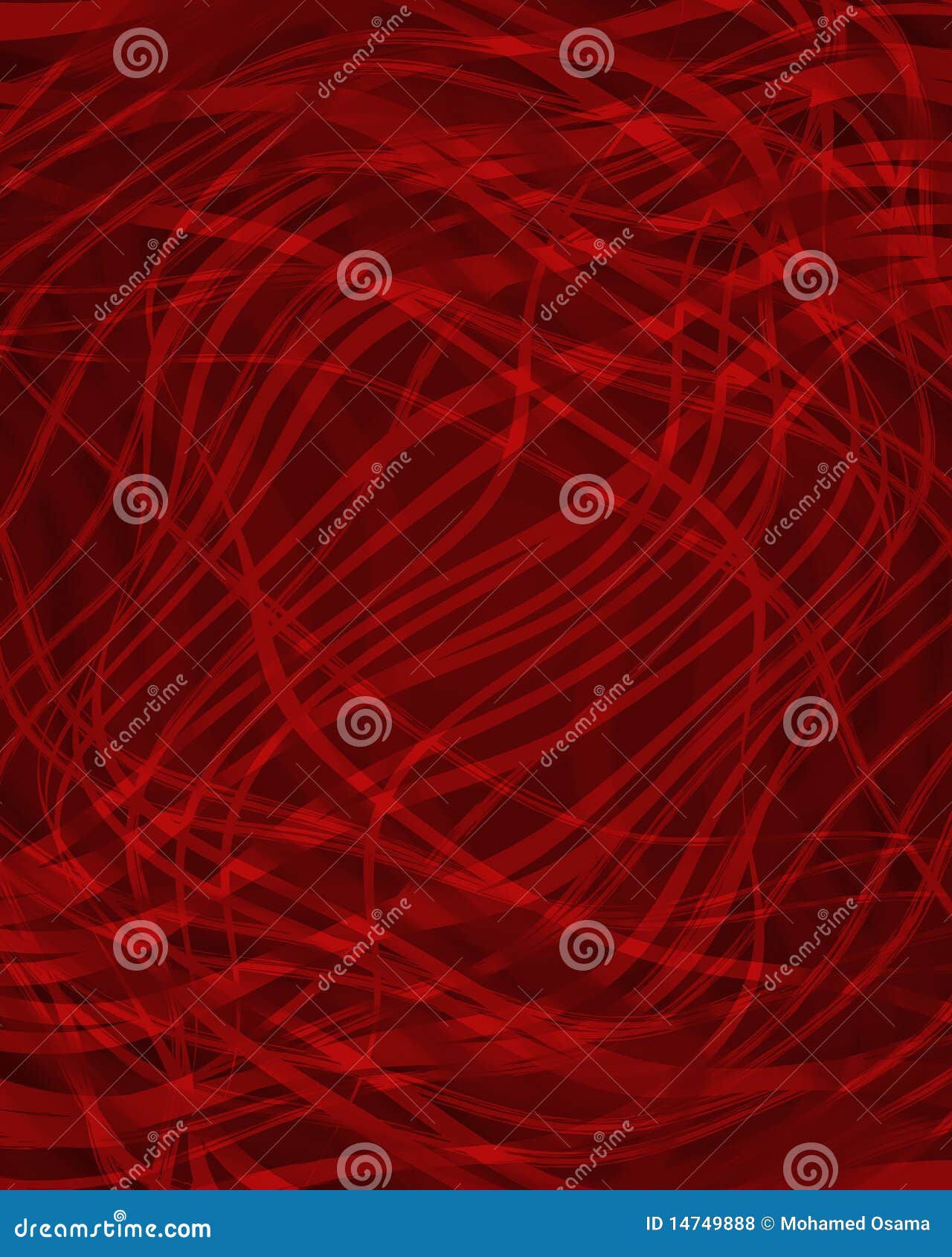 Líneas rojas abstractas stock de ilustración. Ilustración de satén ...