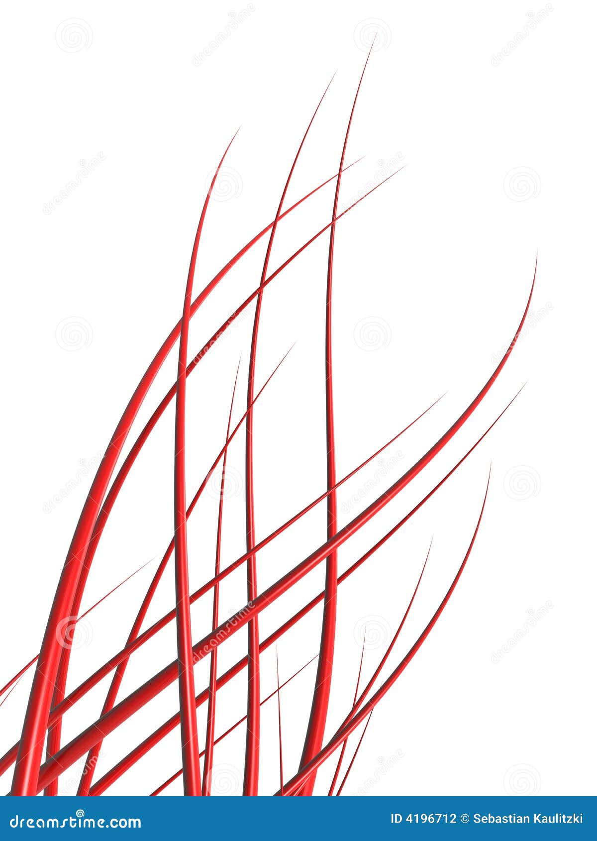 Líneas rojas abstractas stock de ilustración. Ilustración de temas ...