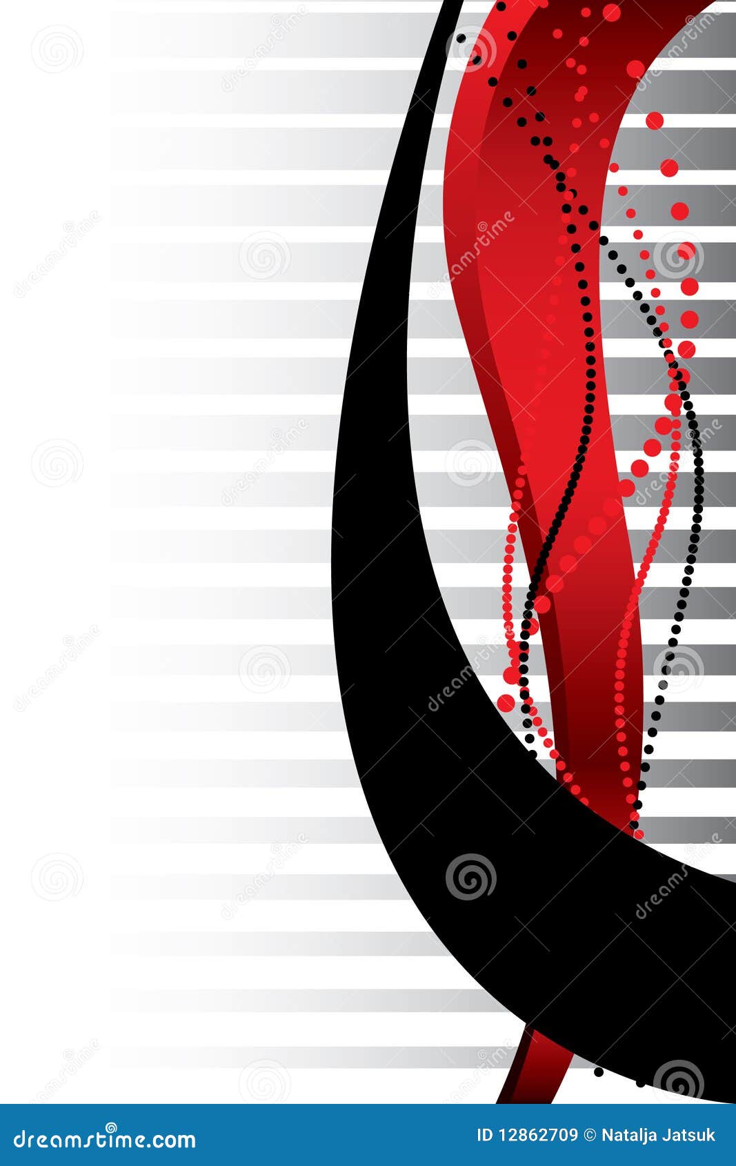 Líneas rojas y negras ilustración del vector. Ilustración de gris ...