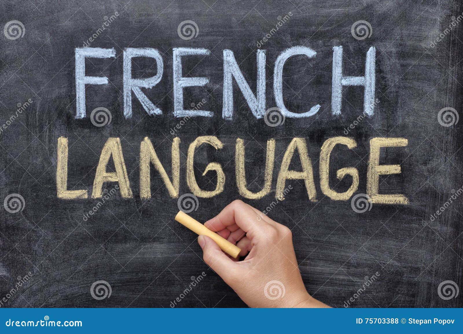 Língua francesa foto de stock. Imagem de francês, estudo - 75703388