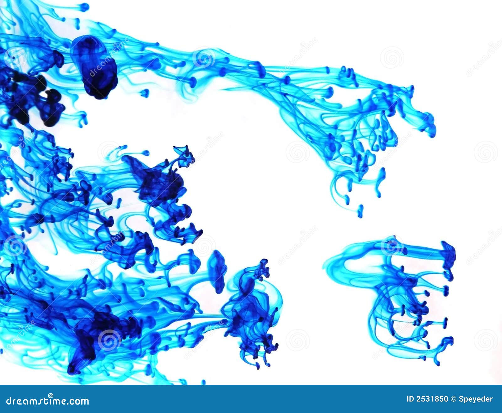 Líquido azul abstrato foto de stock. Imagem de fluxo, fresco - 2531850