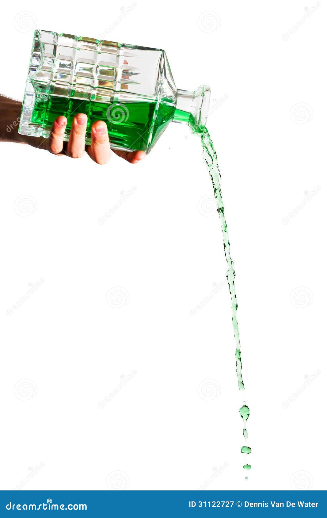 Líquido verde imagen de archivo. Imagen de deslumbrante - 31122727