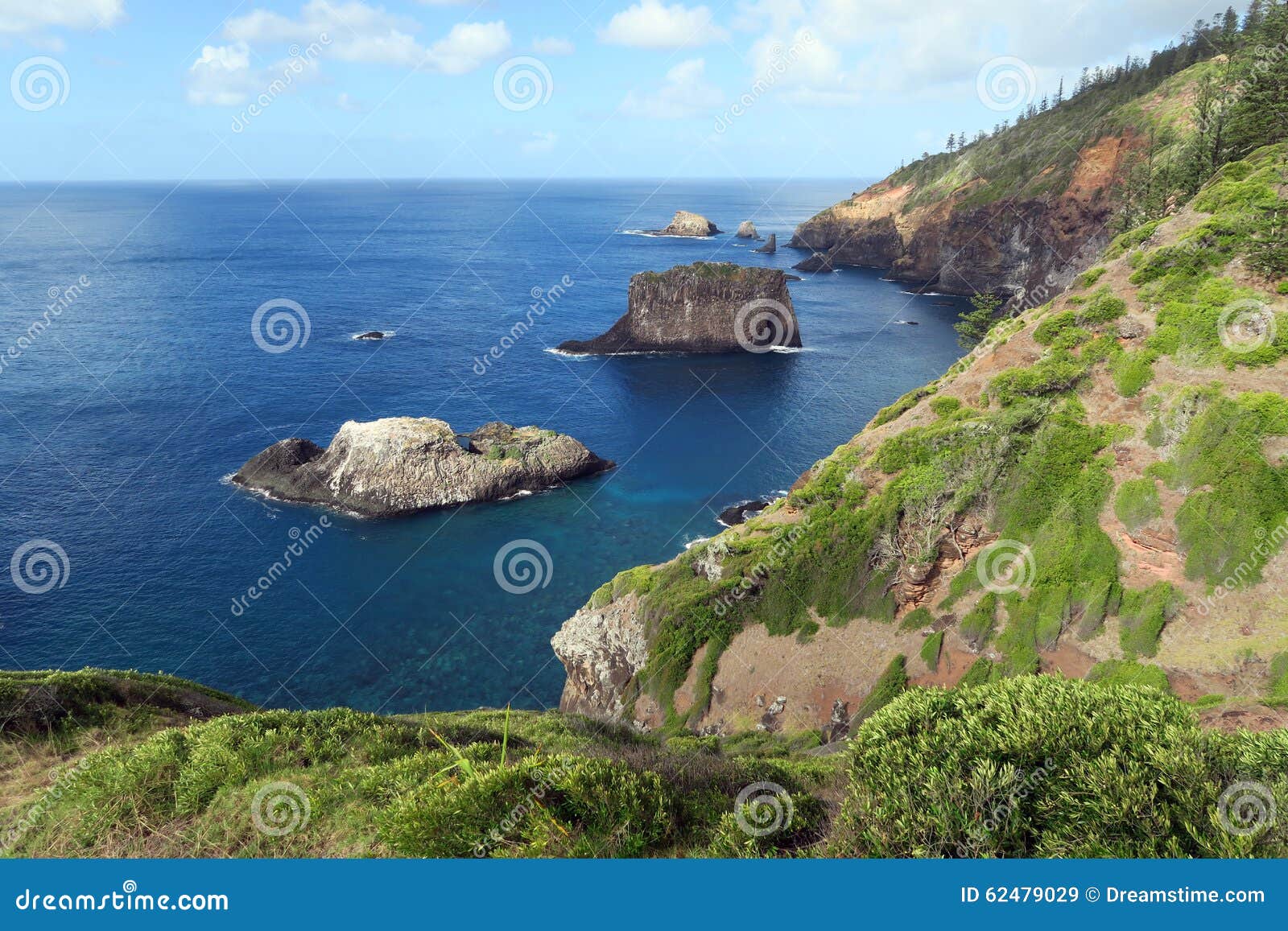 L'Île Norfolk image stock. Image of île, nuages, norfolk - 62479029