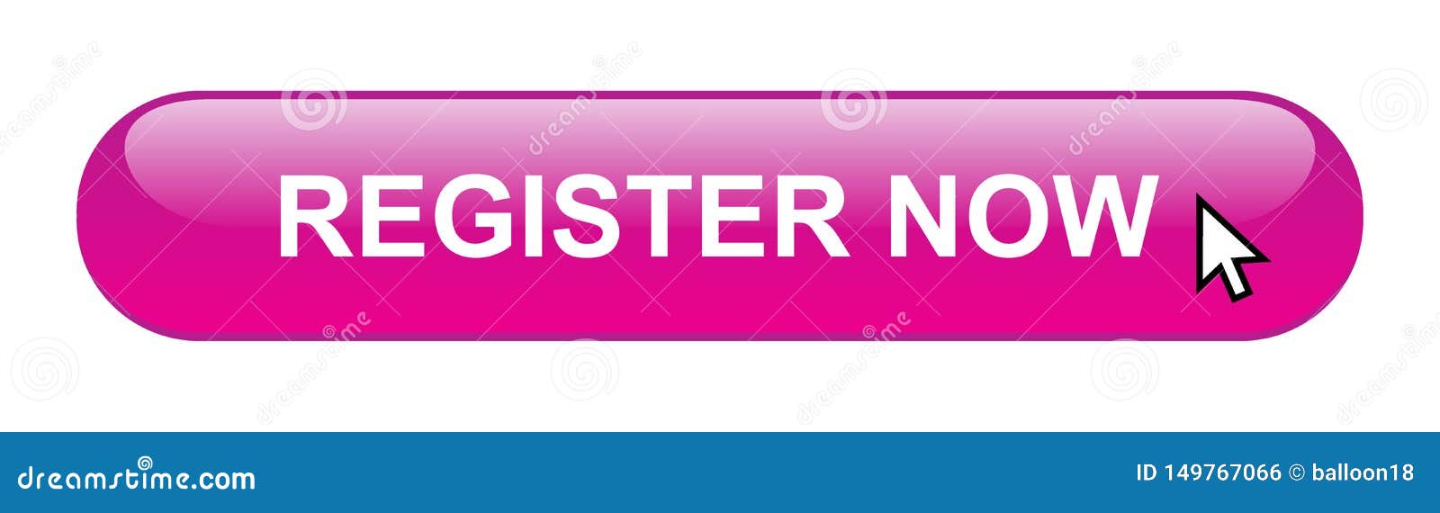 Register now button stock vector. Illustration of point - 149767066