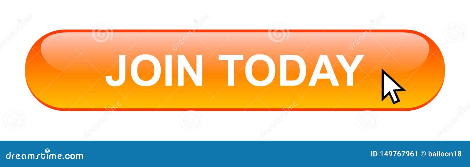 Join today button stock vector. Illustration of icons - 149767961