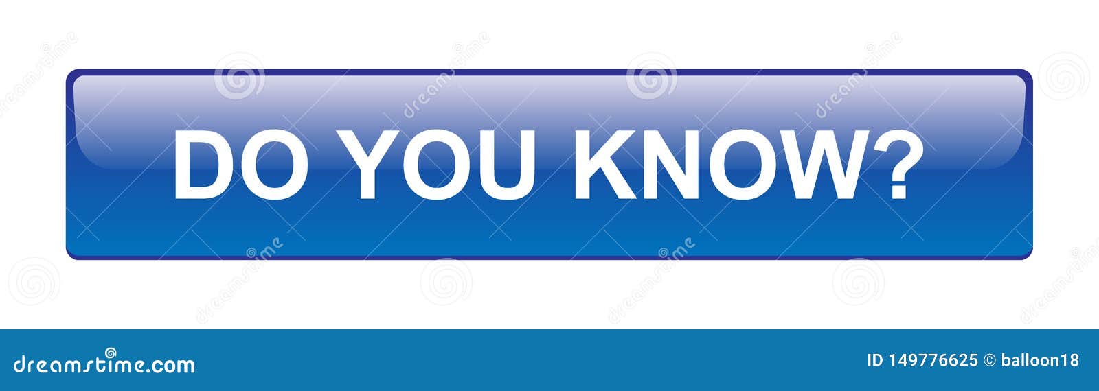 Do you know button stock vector. Illustration of company - 149776625