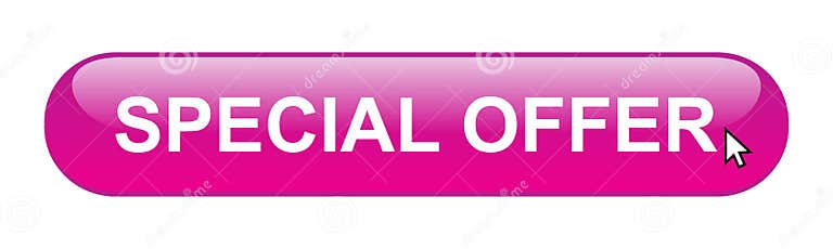 Special offer button stock vector. Illustration of paper - 149925657