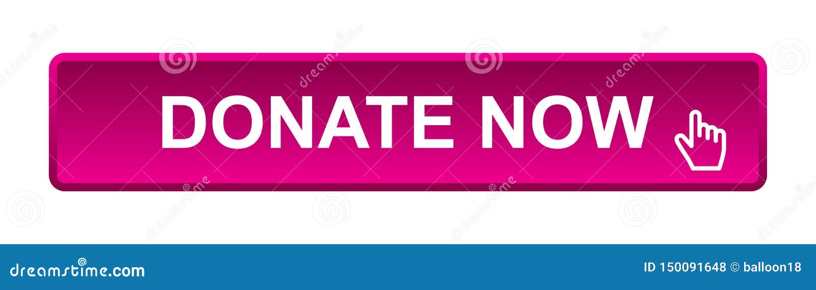 Donate now button stock vector. Illustration of abstract - 150091648