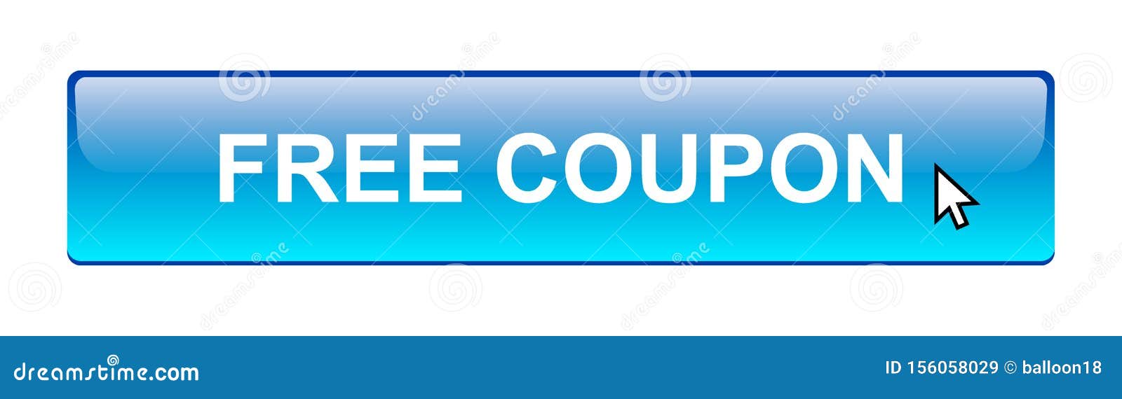 Free coupon stock vector. Illustration of design, banner - 156058029