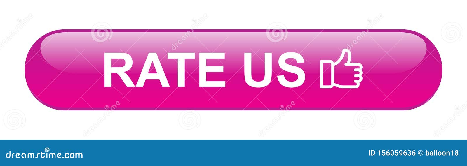Rate us button stock vector. Illustration of customer - 156059636