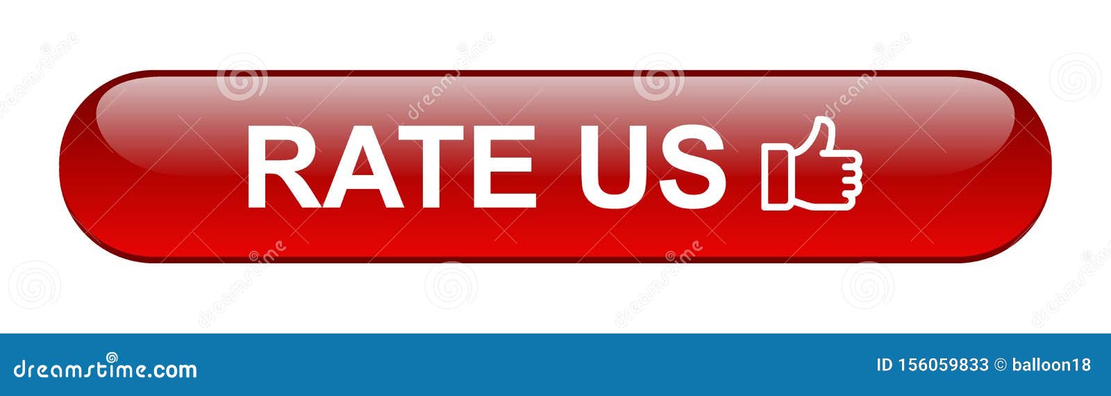 Rate us button stock vector. Illustration of info, graphic - 156059833
