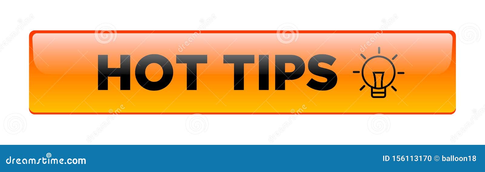 Hot tips stock vector. Illustration of icon, idea, guide - 156113170