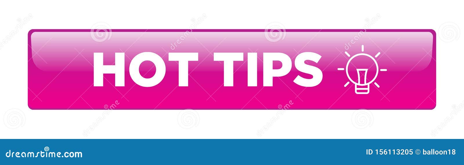 Hot tips stock vector. Illustration of button, icons - 156113205