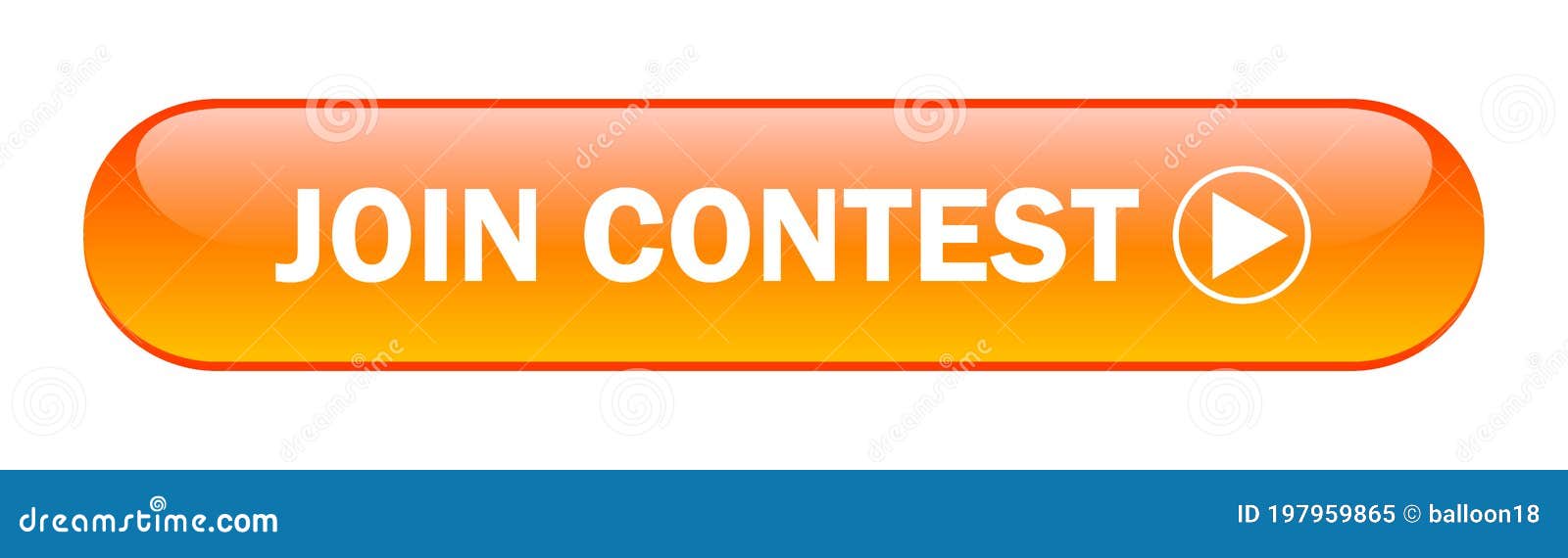 Join contest Button stock vector. Illustration of bright - 197959865