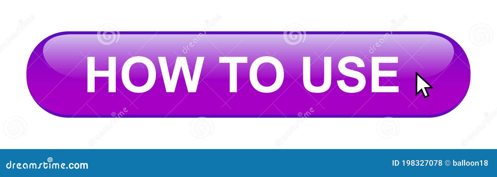 How to use button stock vector. Illustration of icon - 198327078