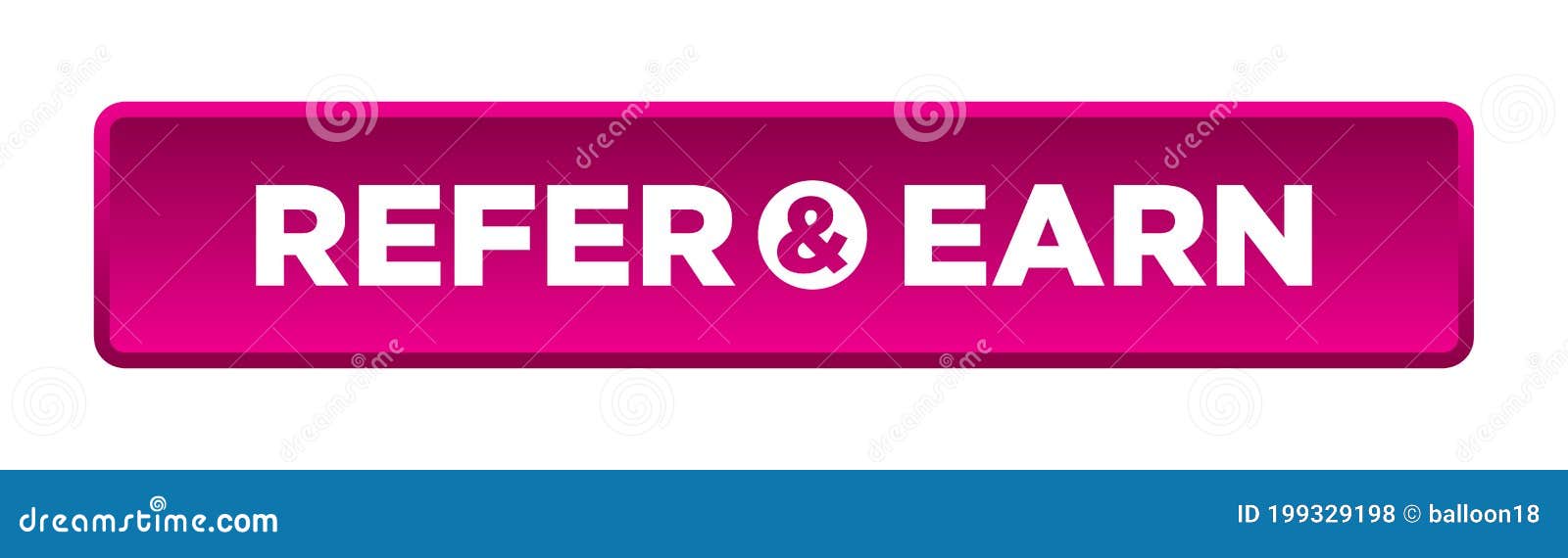 Refer and earn button stock illustration. Illustration of internet ...