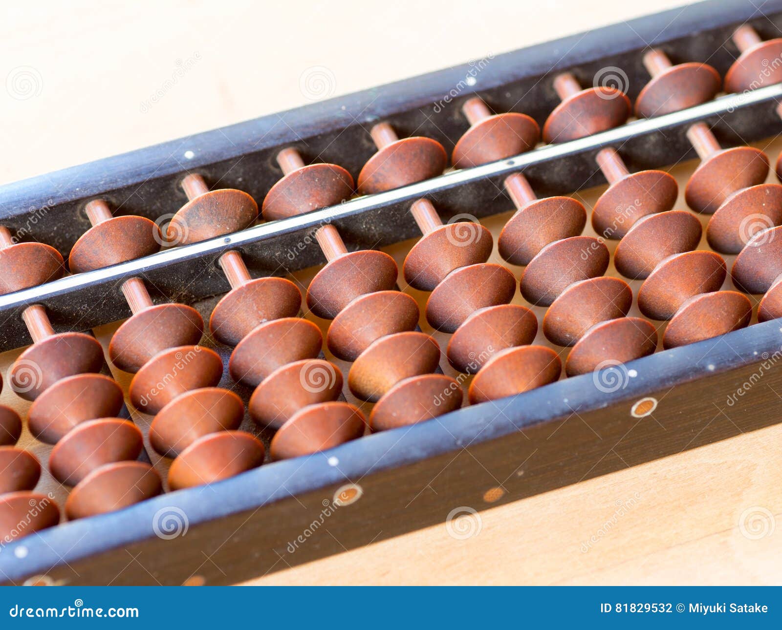 L'abaque Japonais a Appelé Soroban Photo stock - Image du mathématique ...