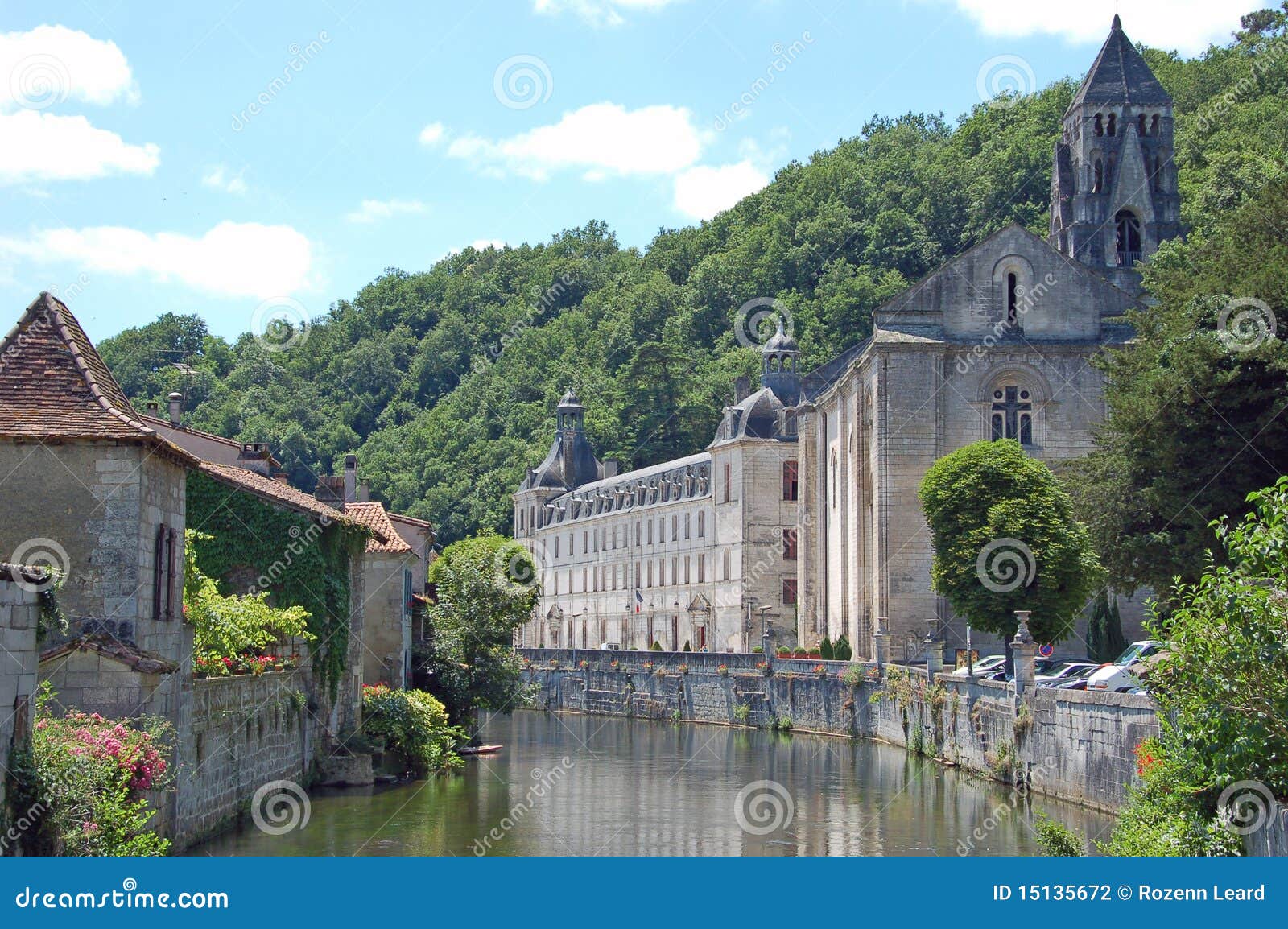 L'abbaye De Brantome, Dordogne Photo stock - Image du vacances ...
