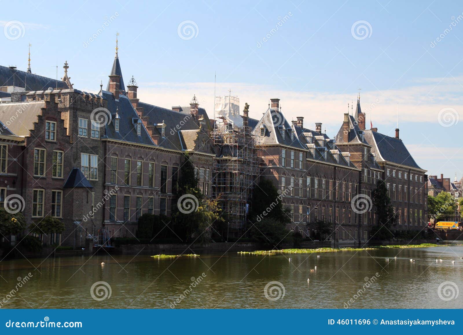 L'aia nei Paesi Bassi fotografia stock. Immagine di castello - 46011696