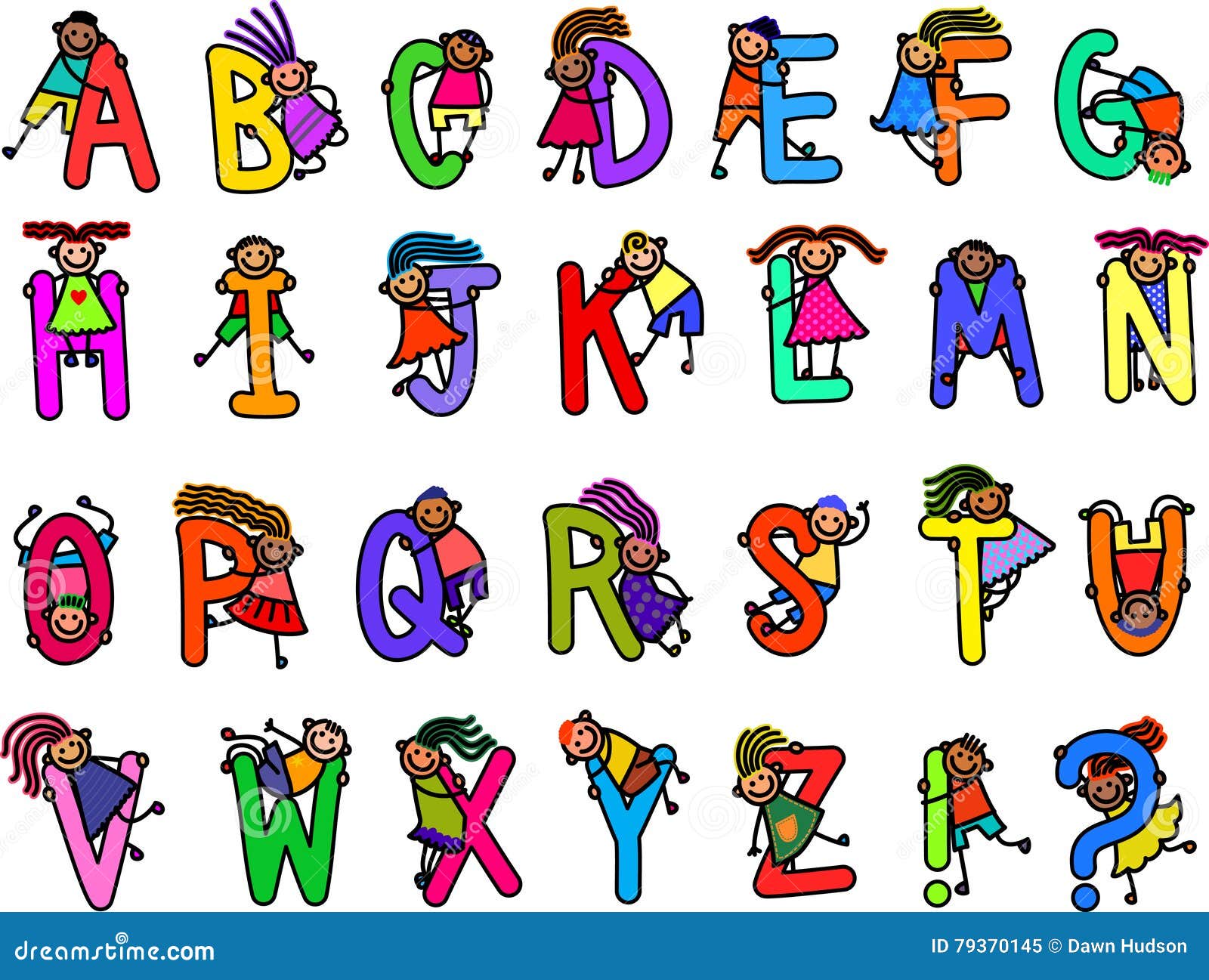 L'alphabet des enfants illustration stock. Illustration du typographie ...