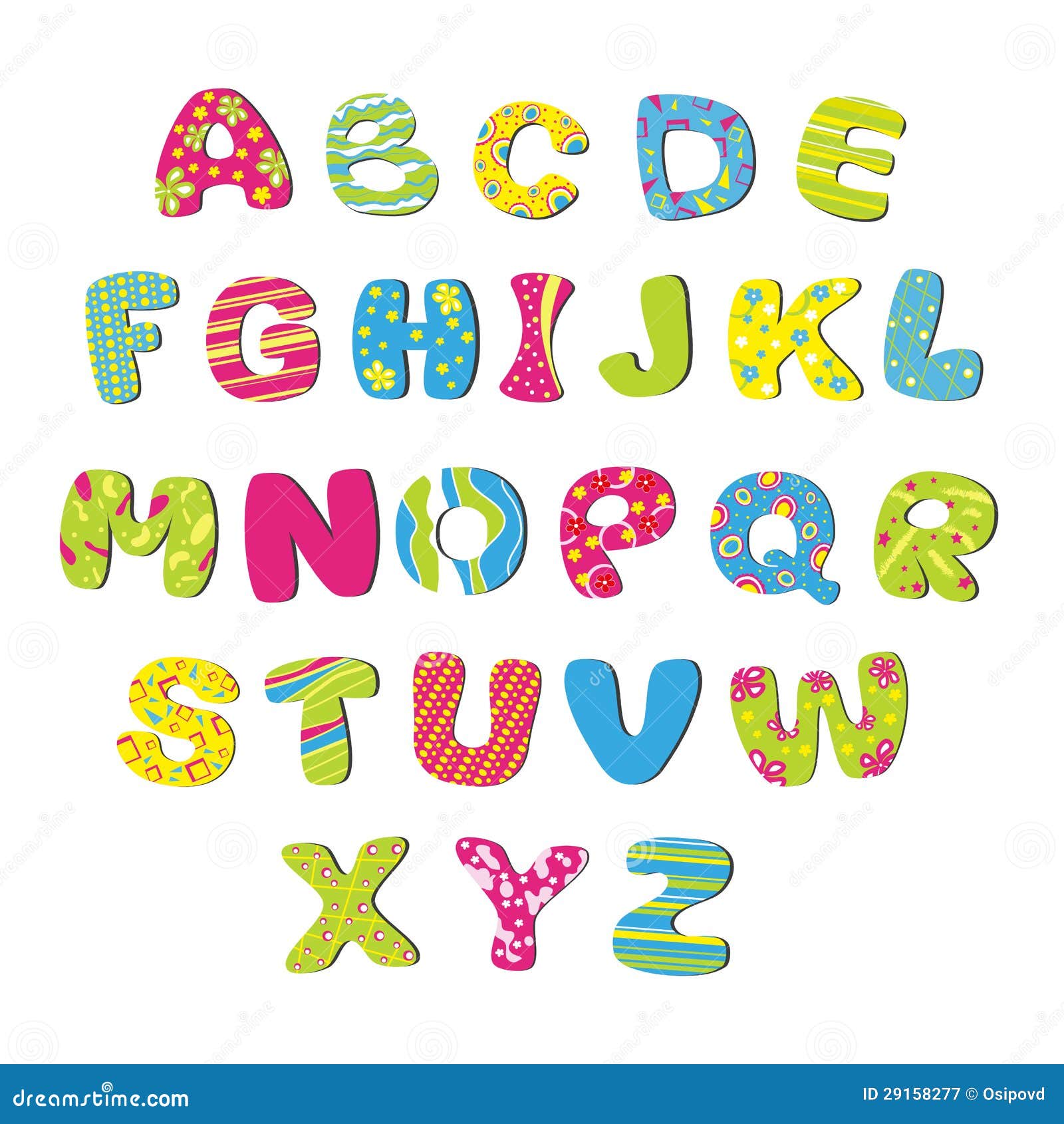 L'alphabet Des Enfants Intelligents Illustration de Vecteur ...