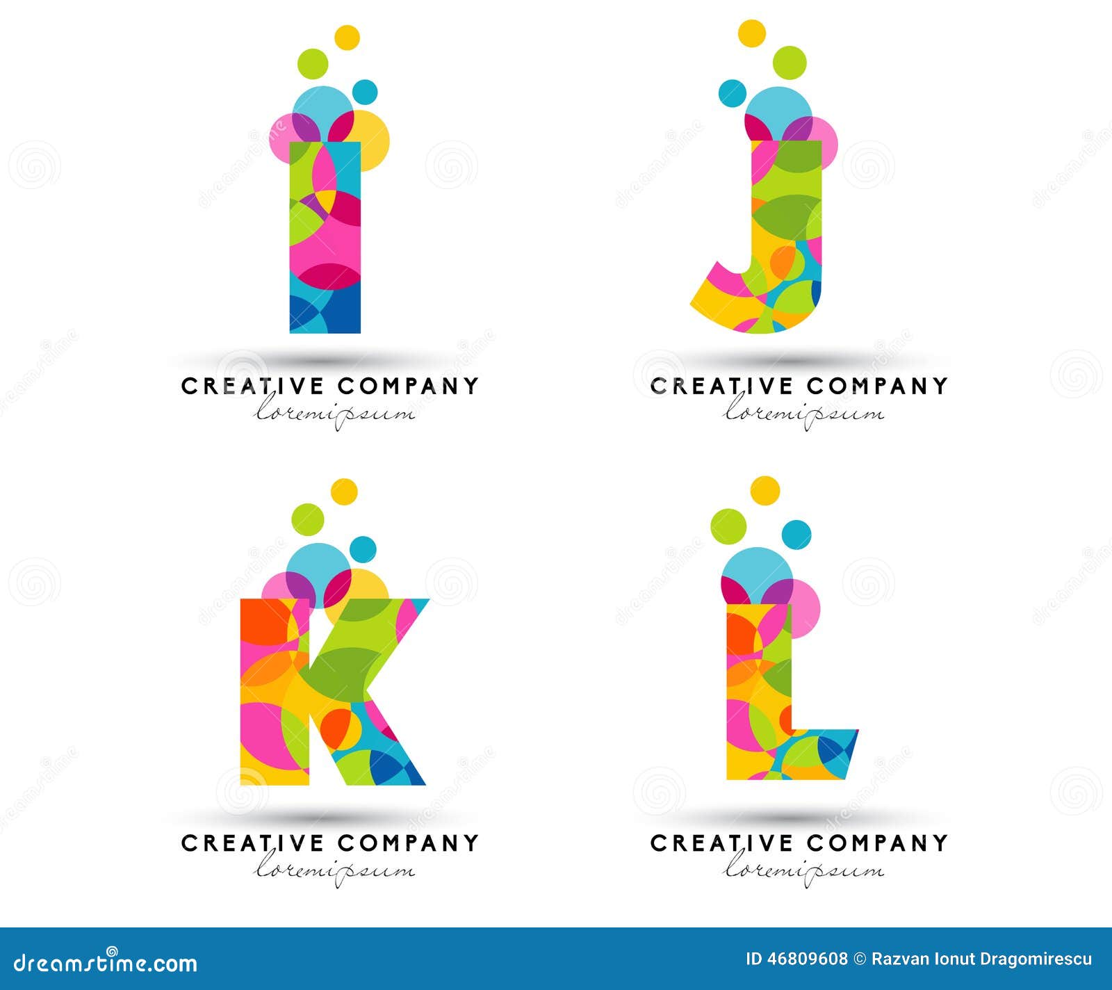 L'alphabet Marque Avec Des Lettres Le Logo Illustration de Vecteur ...