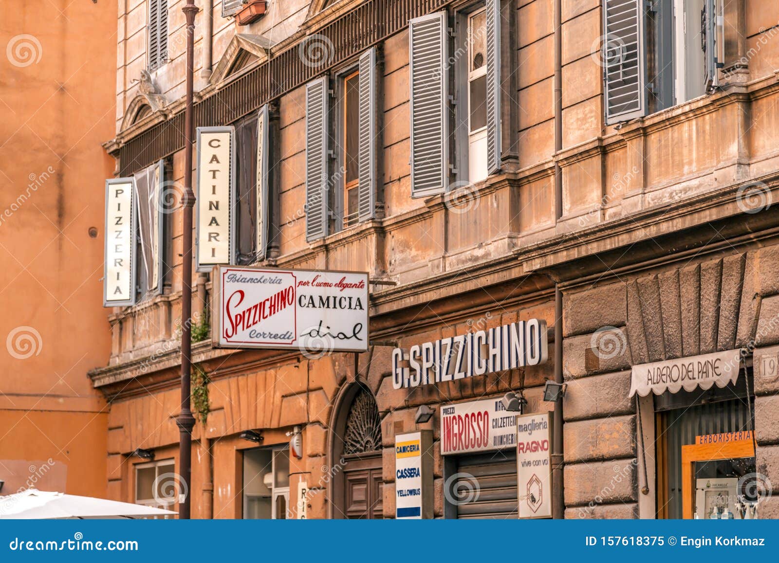 L'ancien Ghetto Juif De Rome Image éditorial - Image du monument ...